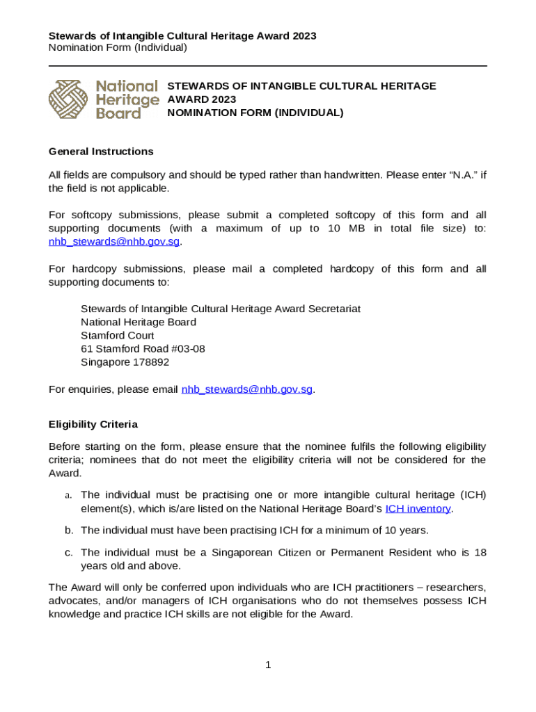 stewards-award-application-- ... Doc Template | pdfFiller