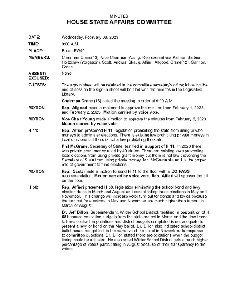 Fillable Online legislature idaho Holtzclaw (Yorgason), Scott, Andrus ...