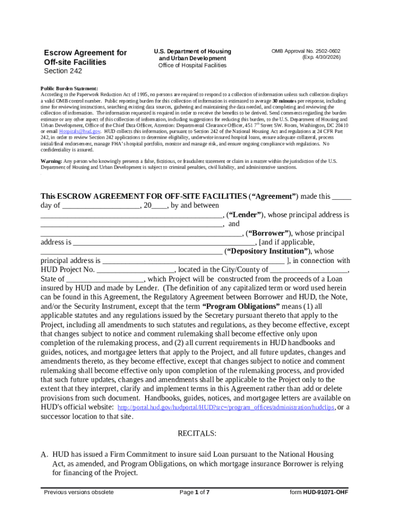 HUD-91071-OHF Doc Template | pdfFiller