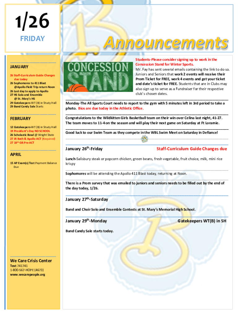 Fillable Online 26 Staff-Curriculum Guide Changes Fax Email Print ...