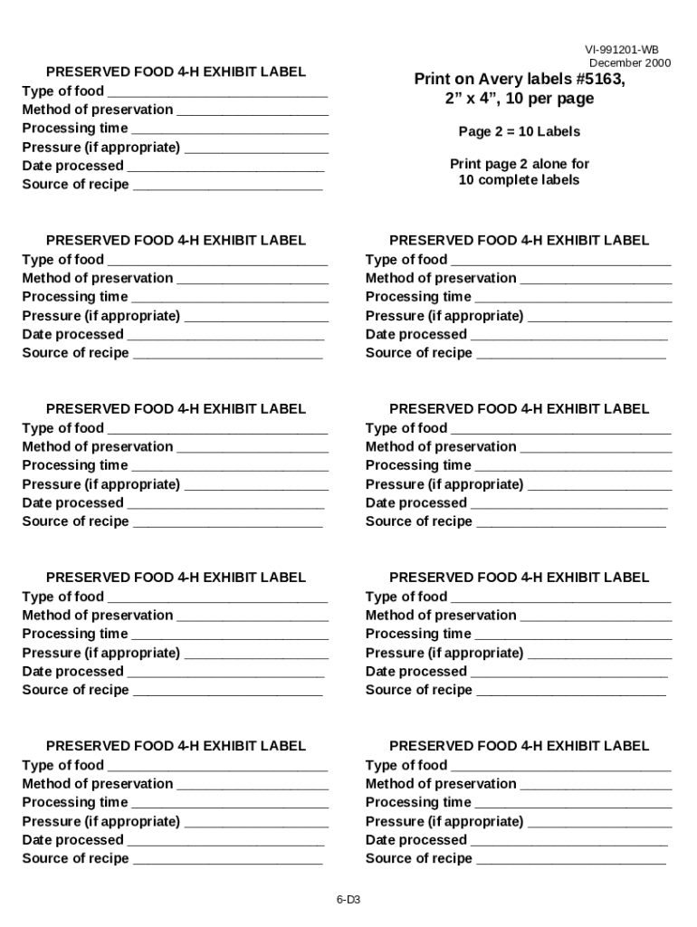 4-H Cooking 301 Project Score Sheet Doc Template | pdfFiller