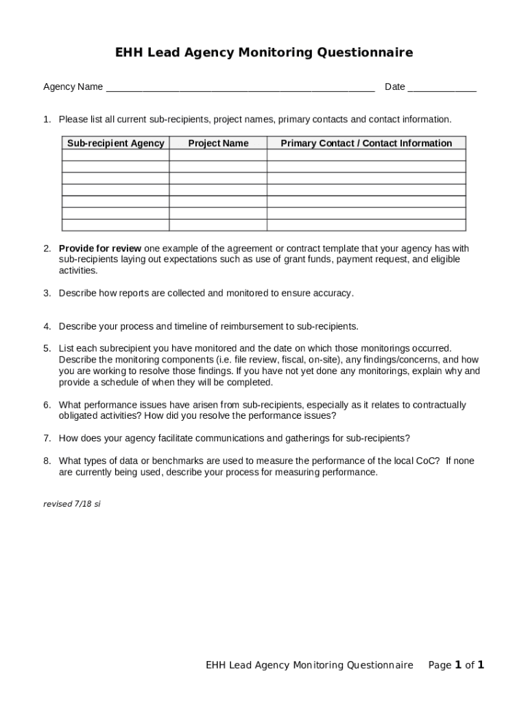 1.1 Contact Ination The agency shown below has been ... Doc Template | pdfFiller