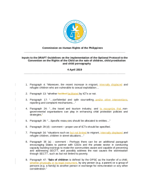 Optional Protocol to the Convention on the Rights of Doc Template | pdfFiller