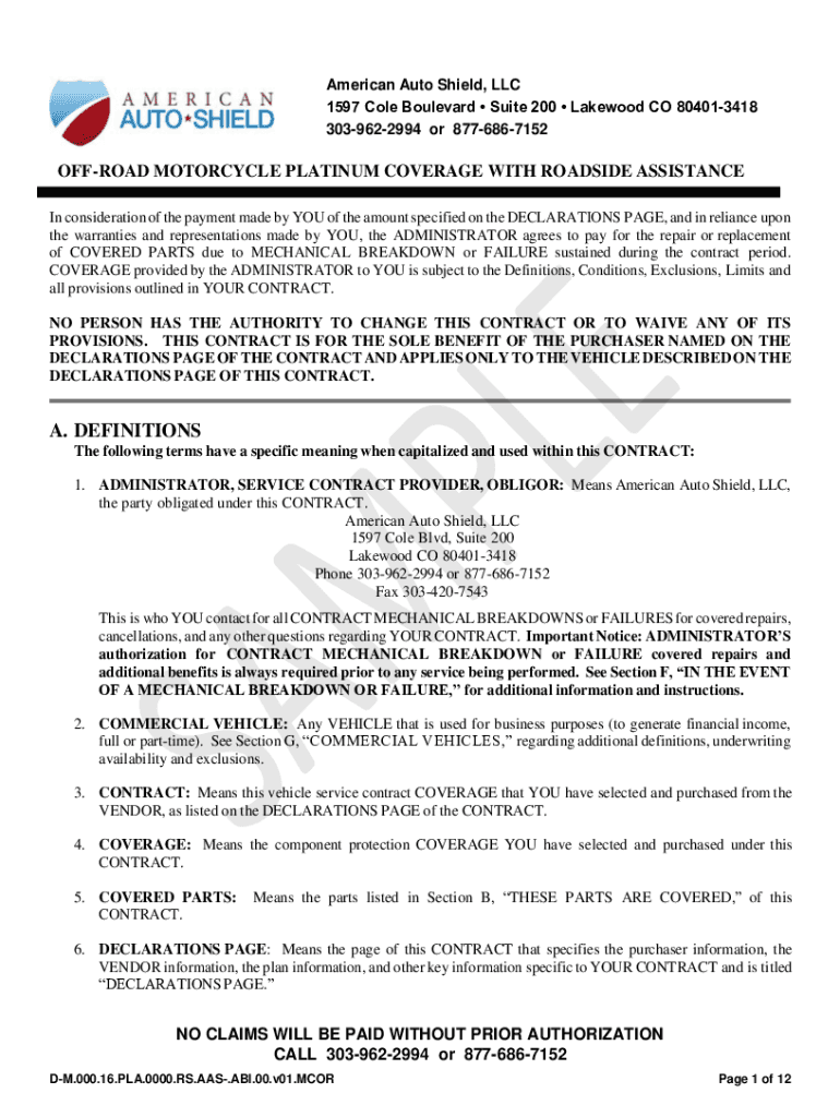 Fillable Online toll free # DECLARATIONS PAGE Fax Email Print - pdfFiller