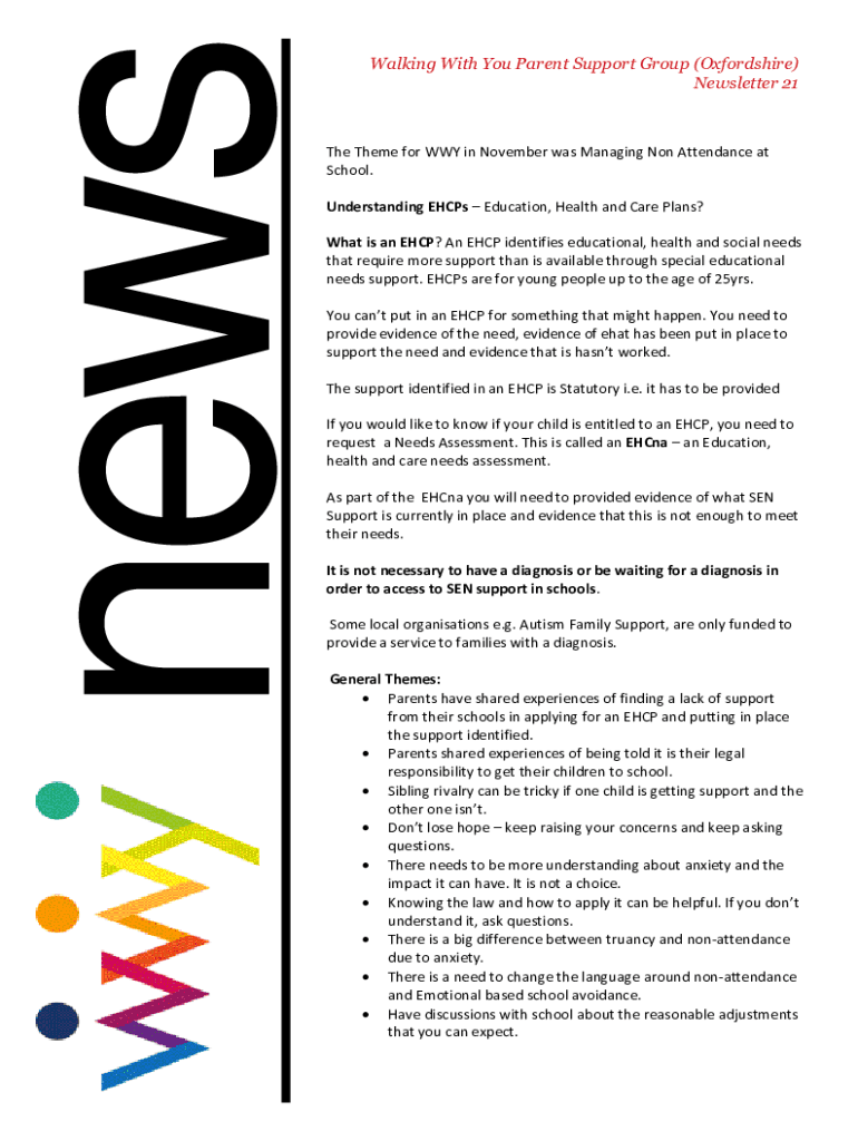 Fillable Online What is an Education, Health and Care Plan (EHCP) Fax ...