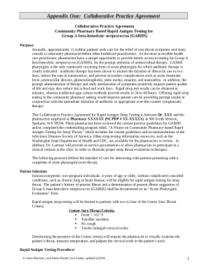 SB 260 Example (2) of Collaborative Practice Agreement ( ... Doc Template | pdfFiller