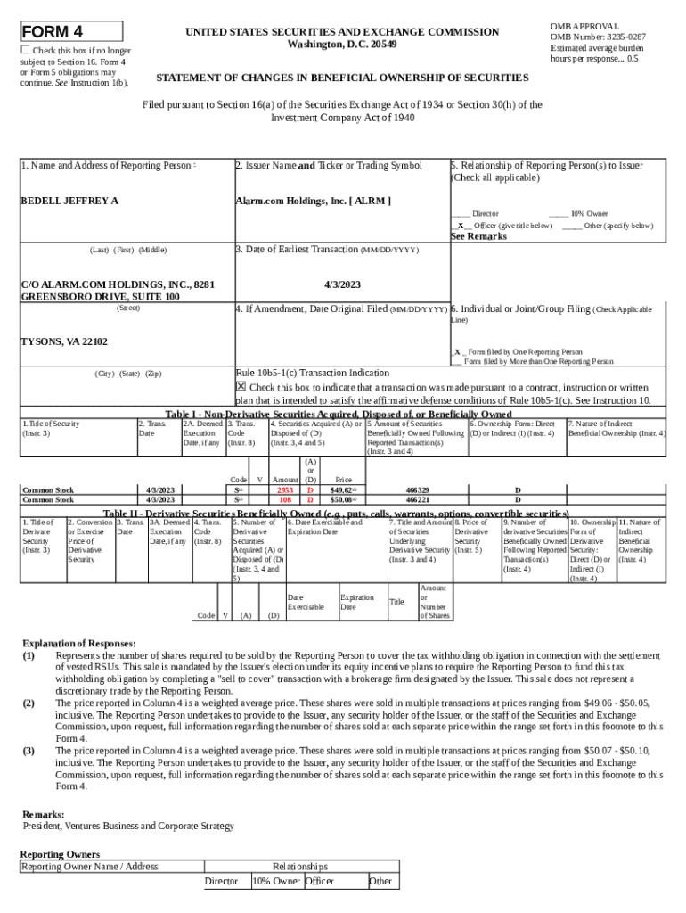 C/O ALARM Doc Template | pdfFiller