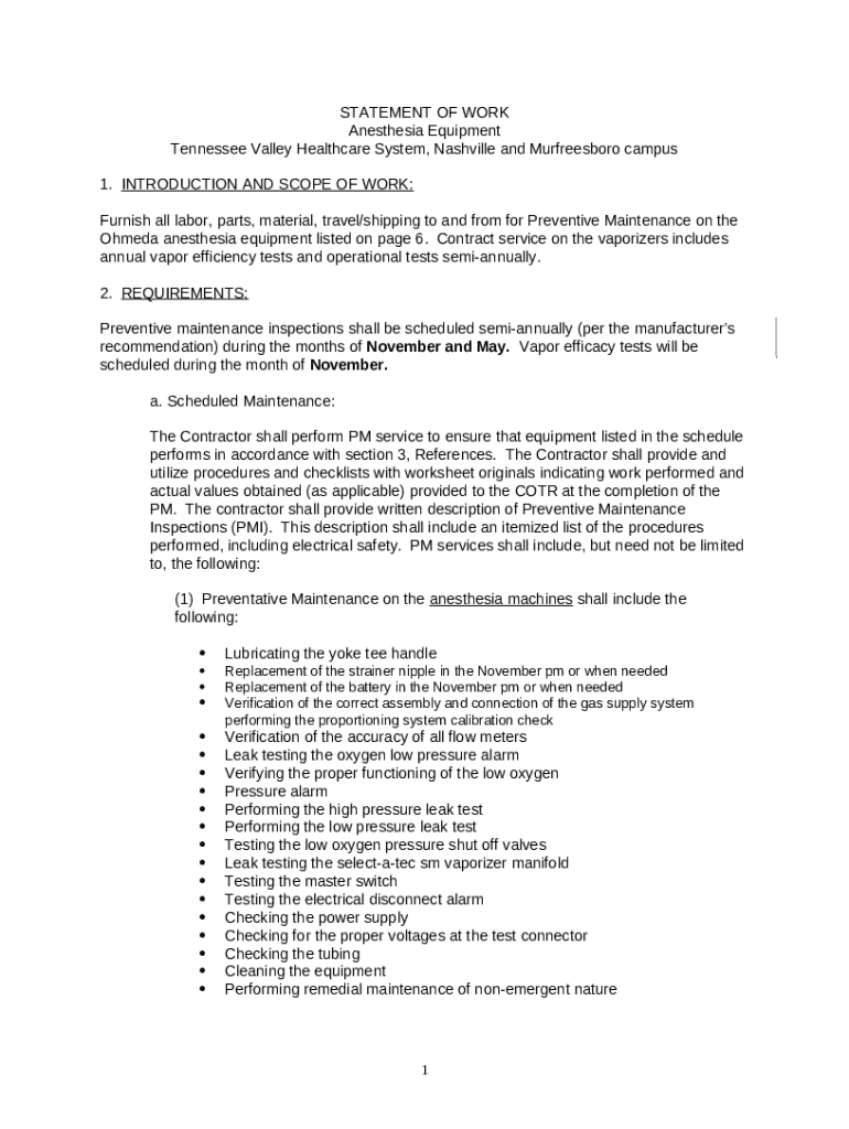 SKELETON SOLICITATION AT OF STATEMENT OF WORK Doc Template | pdfFiller