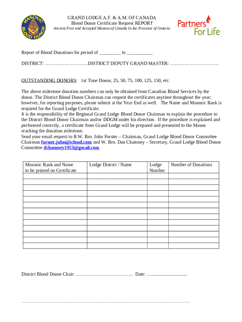 The Grand Lodge of Ancient Free and Accepted Masons ... Doc Template ...