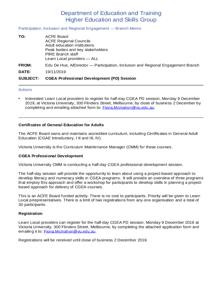 Report to the ACFE Board on Learn Local organisations ... Doc Template ...