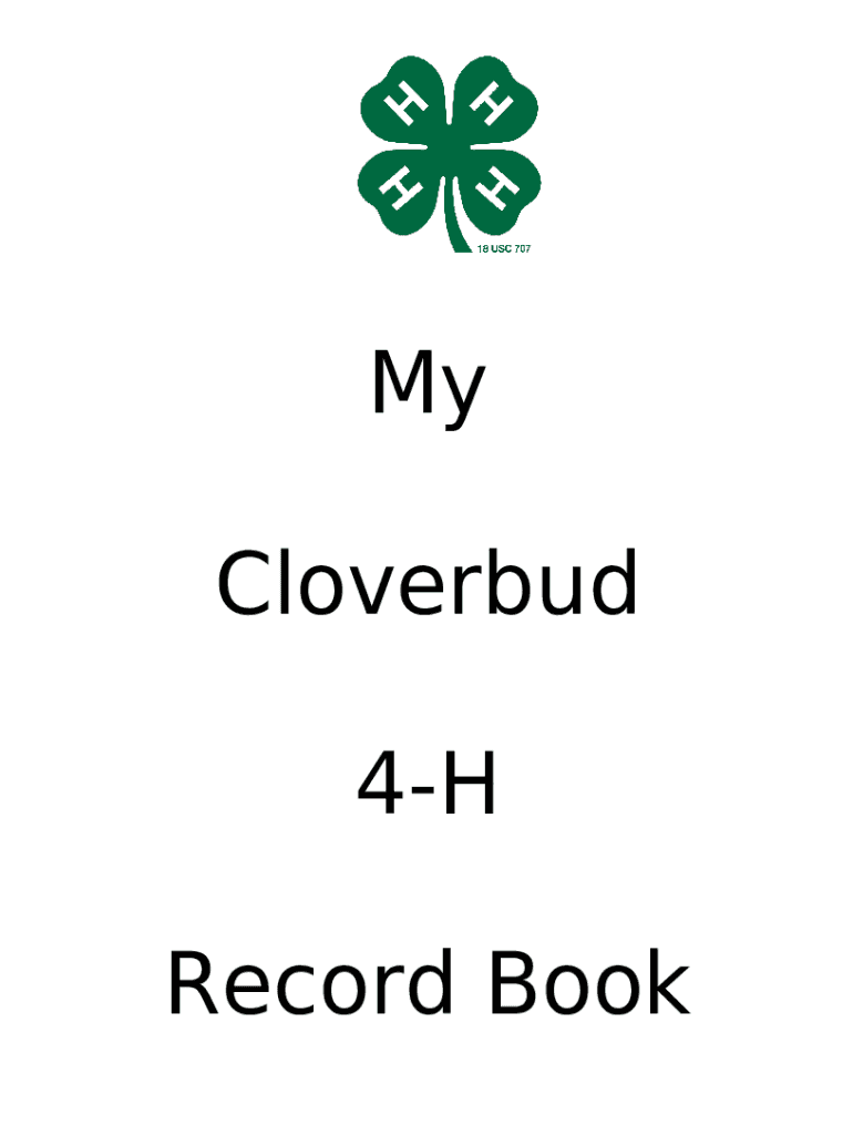 My 4-H Cloverbud Year (Individual) - OSU Extension Publishing Doc ...