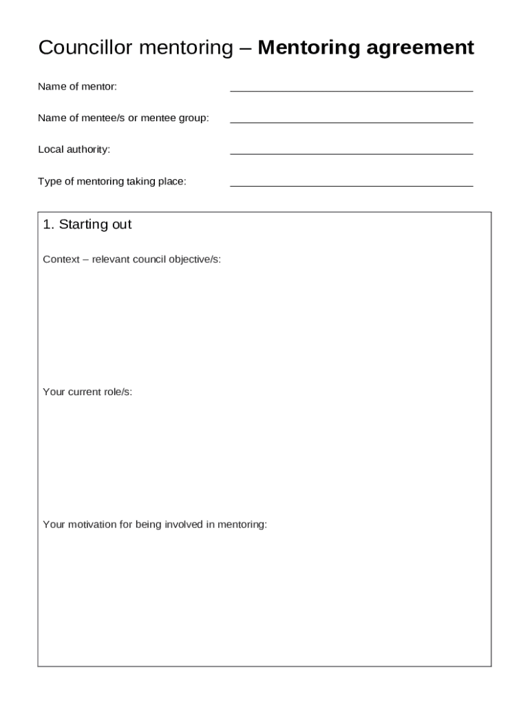 Mentor & Mentee: Roles and Responsibilities for Success Doc Template ...