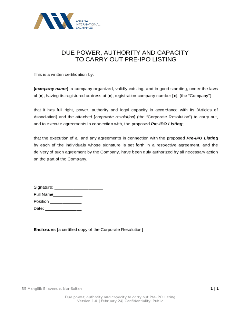 Organization and Power; Due Authorization Sample Clauses Doc Template | pdfFiller