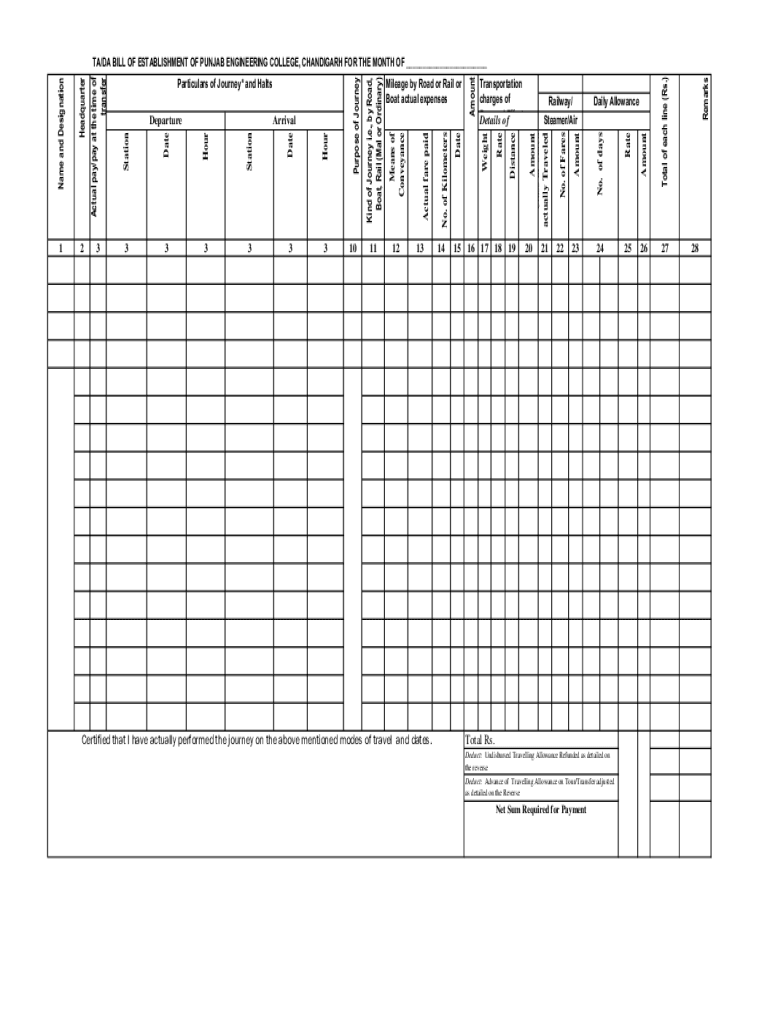 Fillable Online pec ac Self-declaration Certificate in lieu of Boarding ...