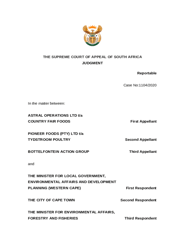 S.Africa's Astral Foods swings to loss on $109 mln ... Doc Template ...