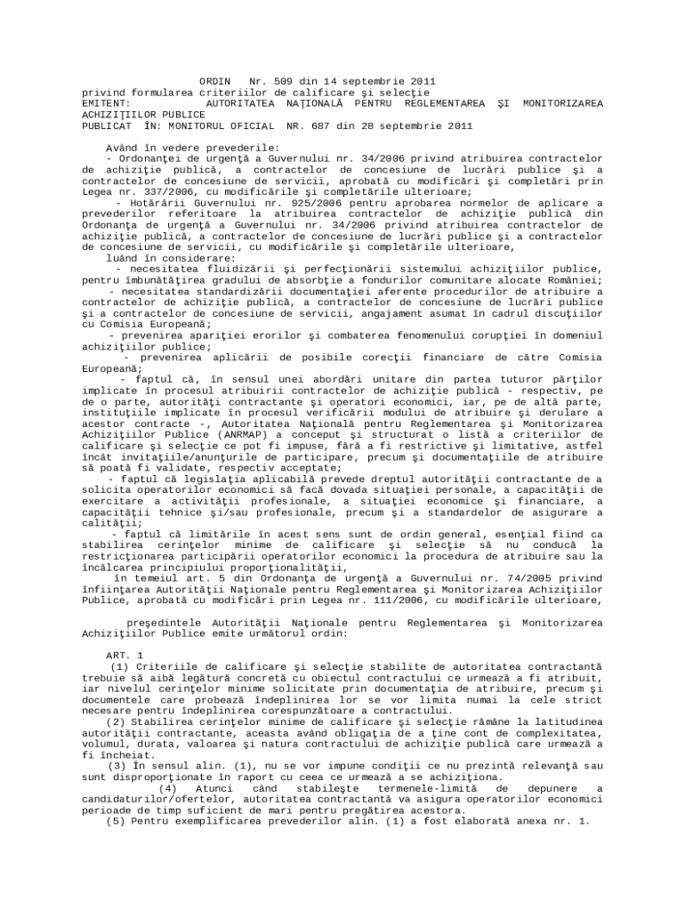ANRMAP aduce clarificari cu privire la modul de ulare ... Doc Template ...
