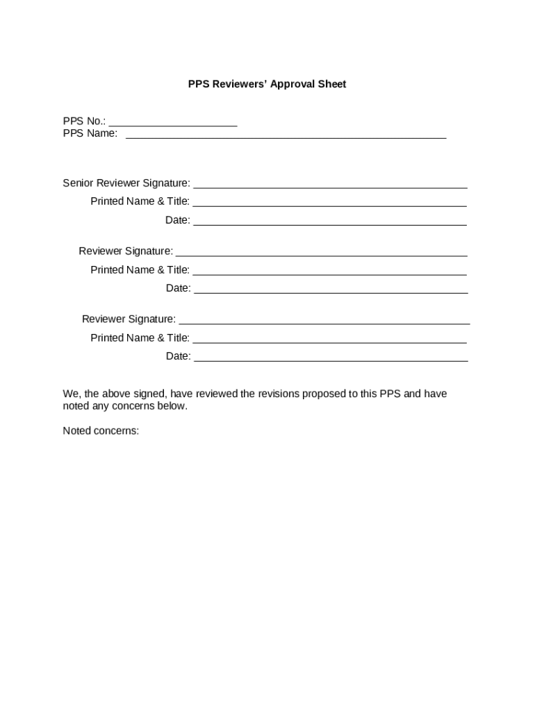 PPS-Reviewers'-Approval-Sheet. ... Doc Template | pdfFiller