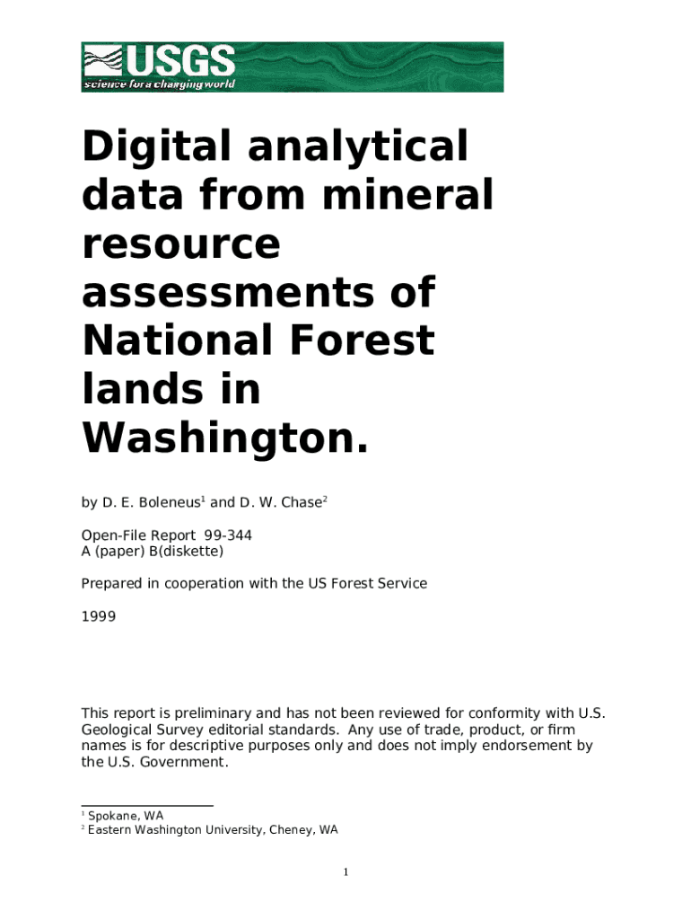 prepared in cooperation with the U.S. Forest Service - pubs usgs Doc ...