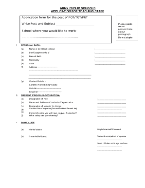 Write Post and Subject Doc Template | pdfFiller