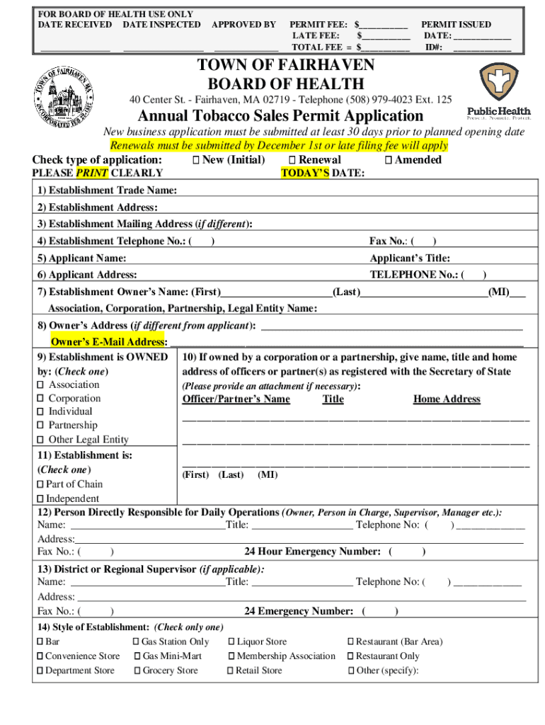 Fillable Online BOH Regulations, Inspections & Fee Schedule Fax Email Print - pdfFiller