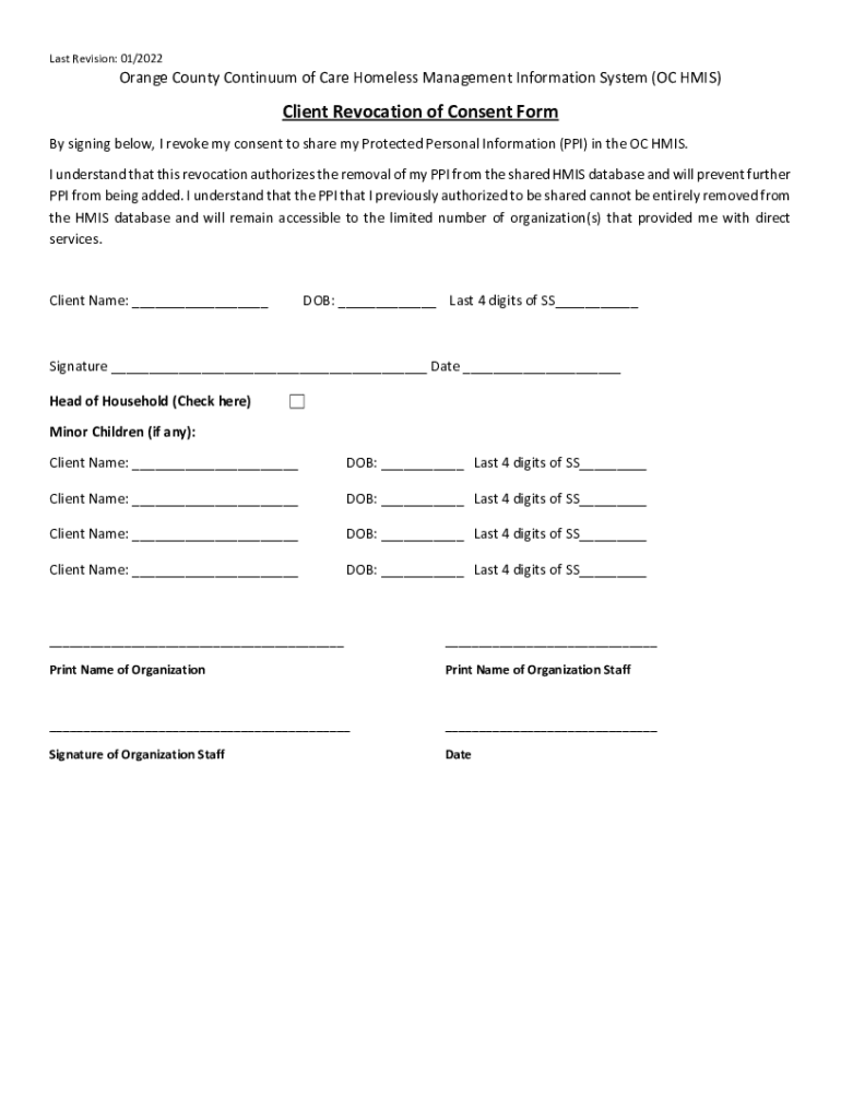 Fillable Online Will-County-CoC-HMIS-Client-Informed-Consent-Form ...