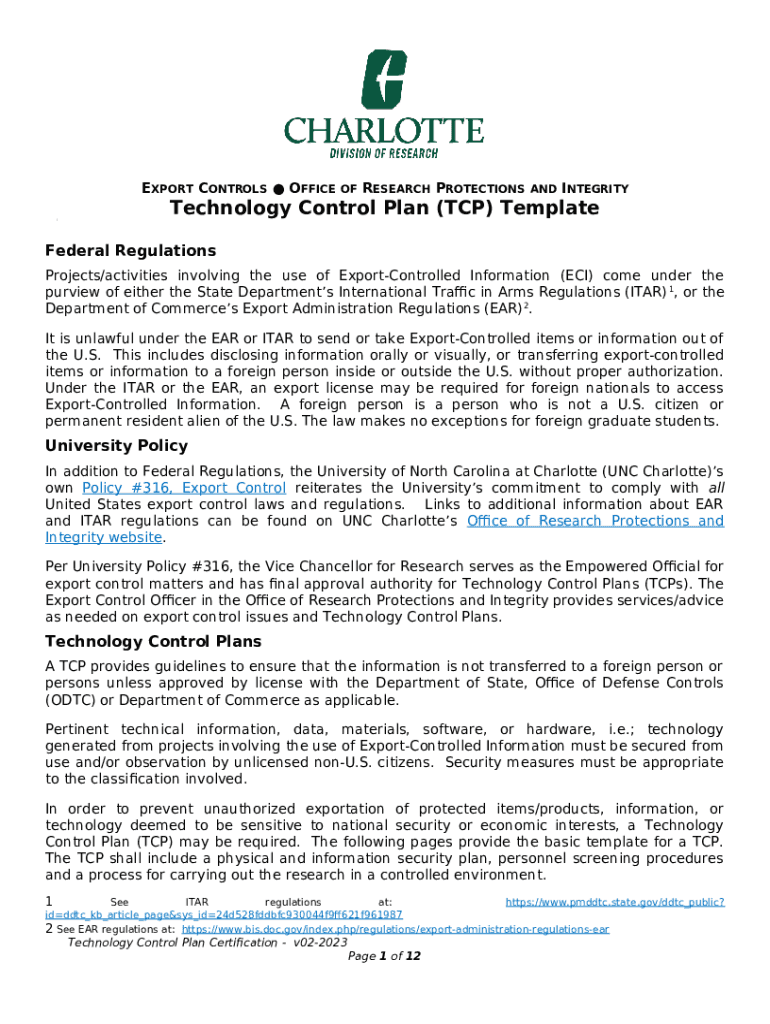 Export Controls Laws and RegulationsResearch Doc Template | pdfFiller