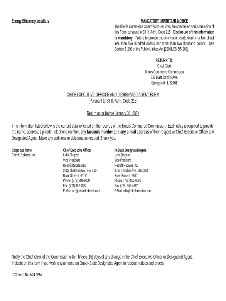 Retrofit Rebates, Inc Doc Template | pdfFiller