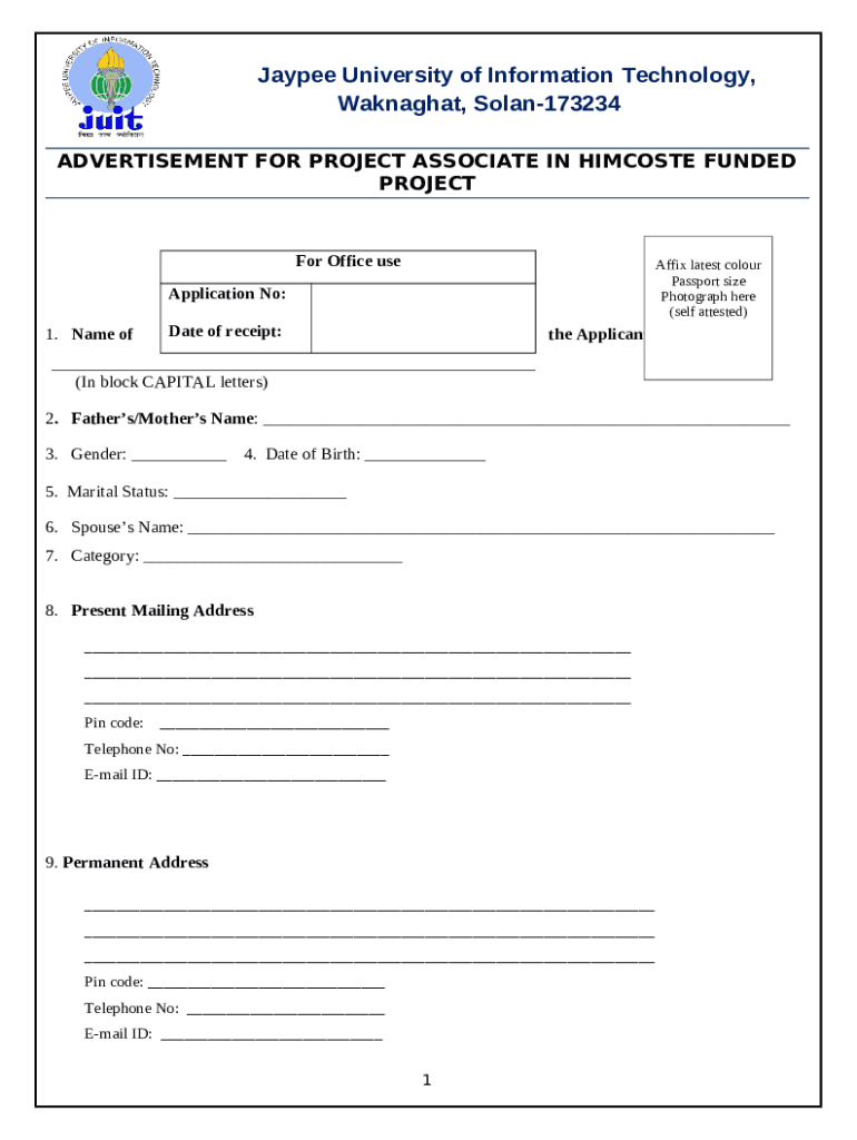 Academic & Research Projects Doc Template | pdfFiller