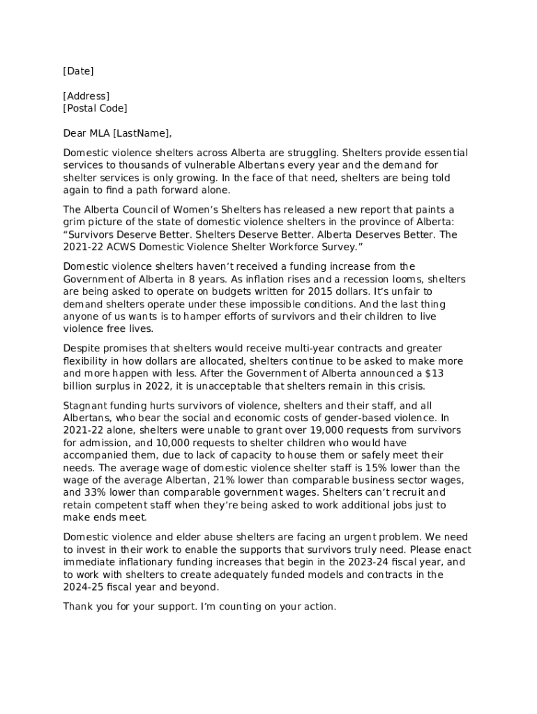 Alberta Council of Women's Shelters to release Workforce ... Doc ...