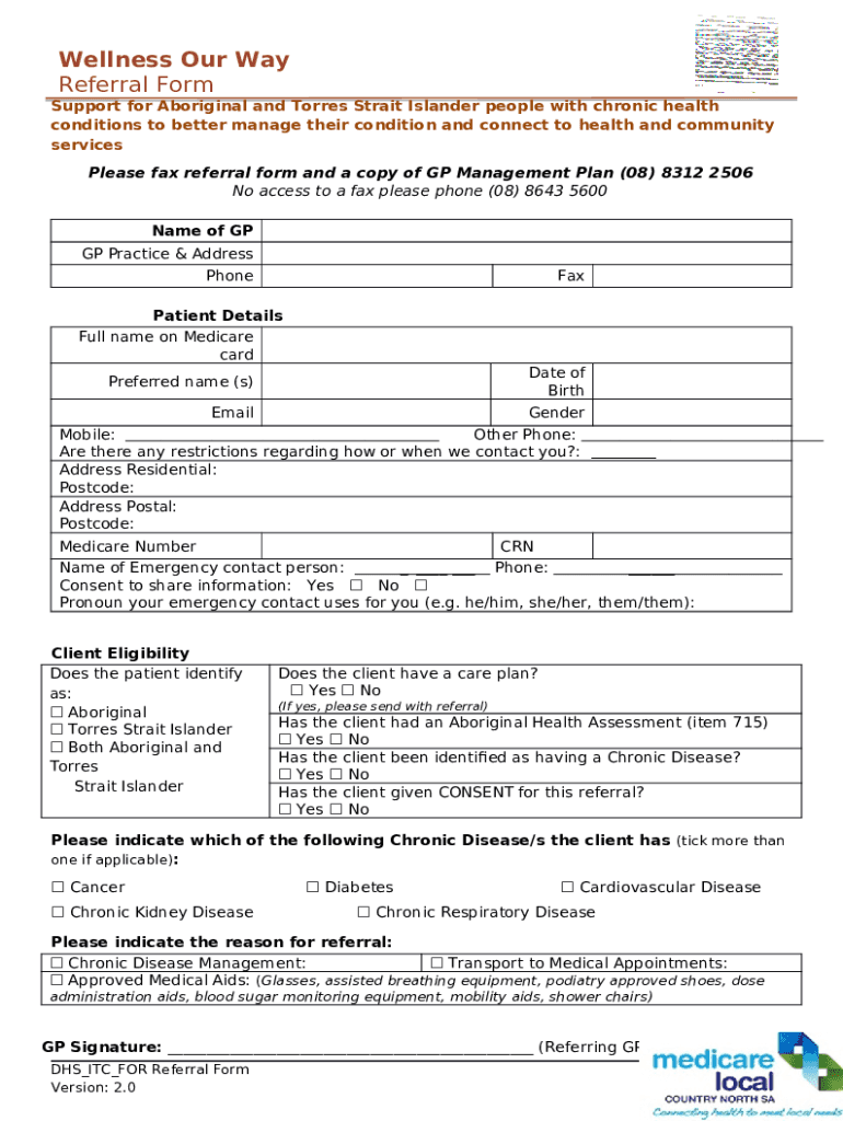 Integrated Team Care Program Aboriginal Health Service ... Doc Template ...