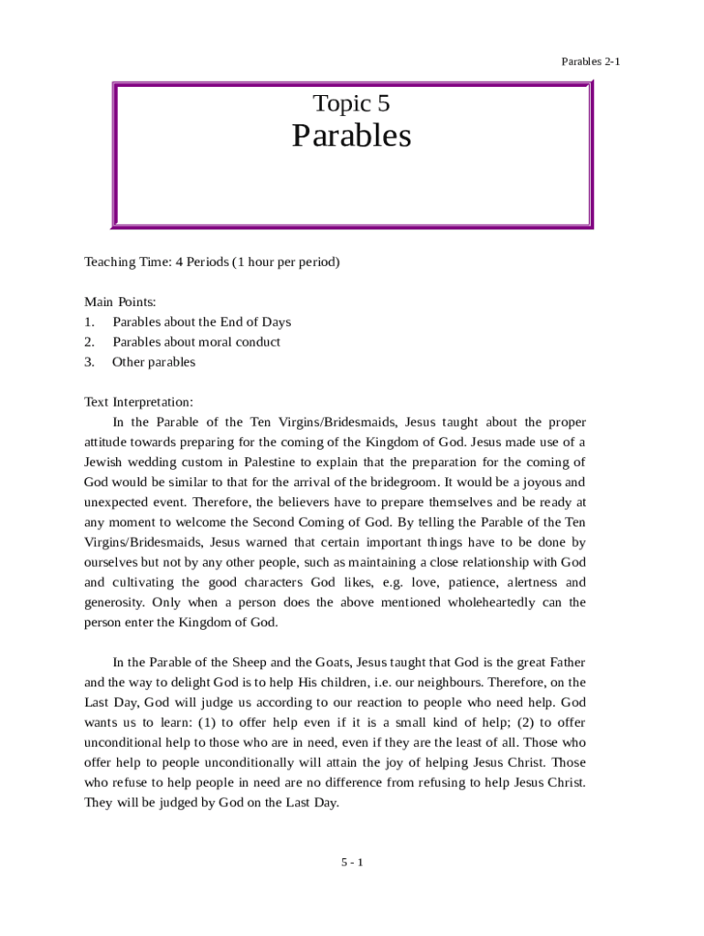 Stories with Intent: A Comprehensive Guide to the Parables ... Doc ...