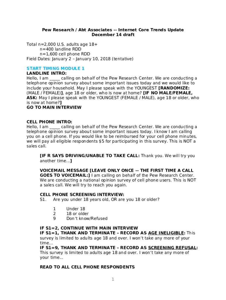 Pew Research Center's American Trends Panel Wave 28 ... Doc Template ...