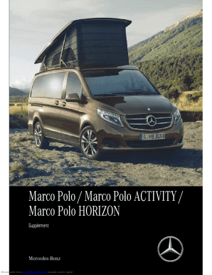 Fillable Online Marco Polo / Marco Polo ACTIVITY / Marco Polo HORIZON ...