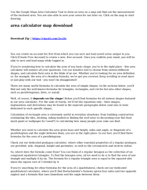 Fillable Online How do you calculate the area on Google Maps? Fax Email ...