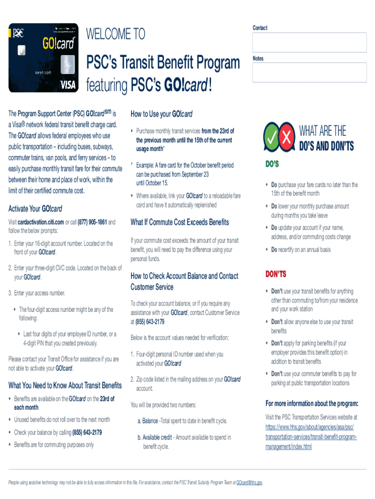 Fillable Online gocard-dos-and-donts-flyer Fax Email Print - pdfFiller