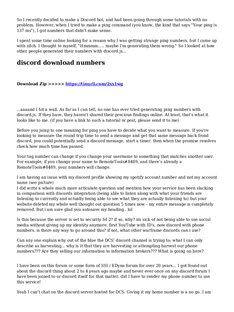 Fillable Online Guide On Creating Discord Bot Is Not Working Python Fax Email Print Pdffiller