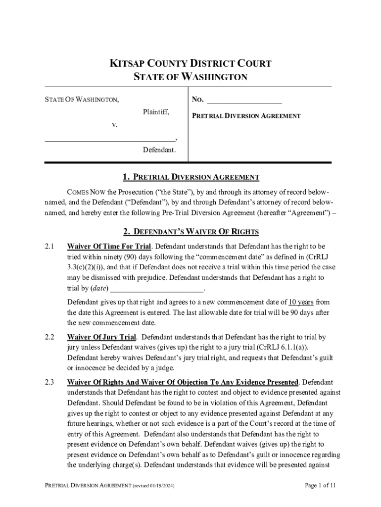 Fillable Online BHC Pre trial Diversion Agreement 3-12-20. ... Fax ...