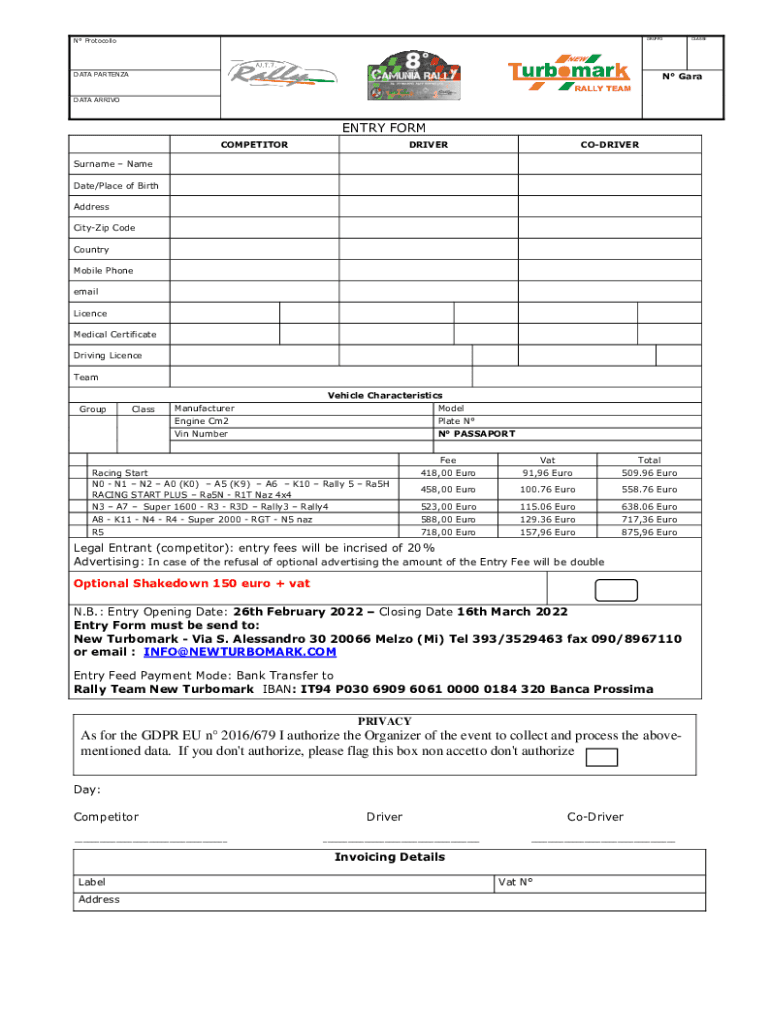 Fillable Online N Gara Fax Email Print - pdfFiller