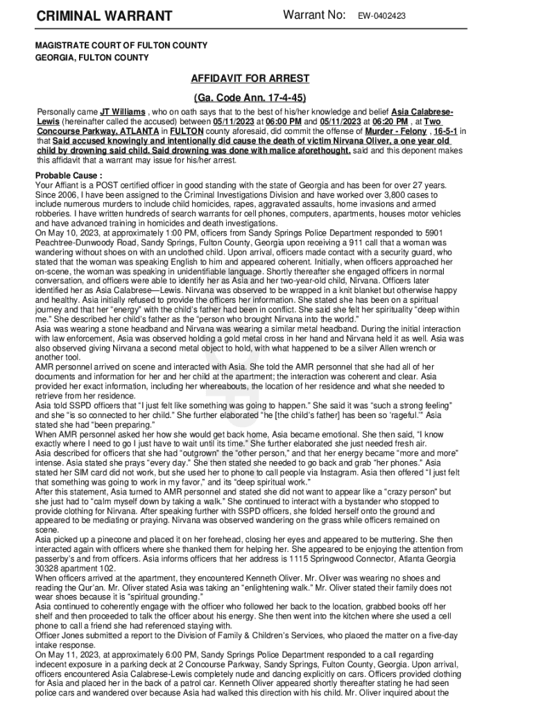 Fillable Online Wayne Williams is charged in Nathaniel Cater's slaying ...