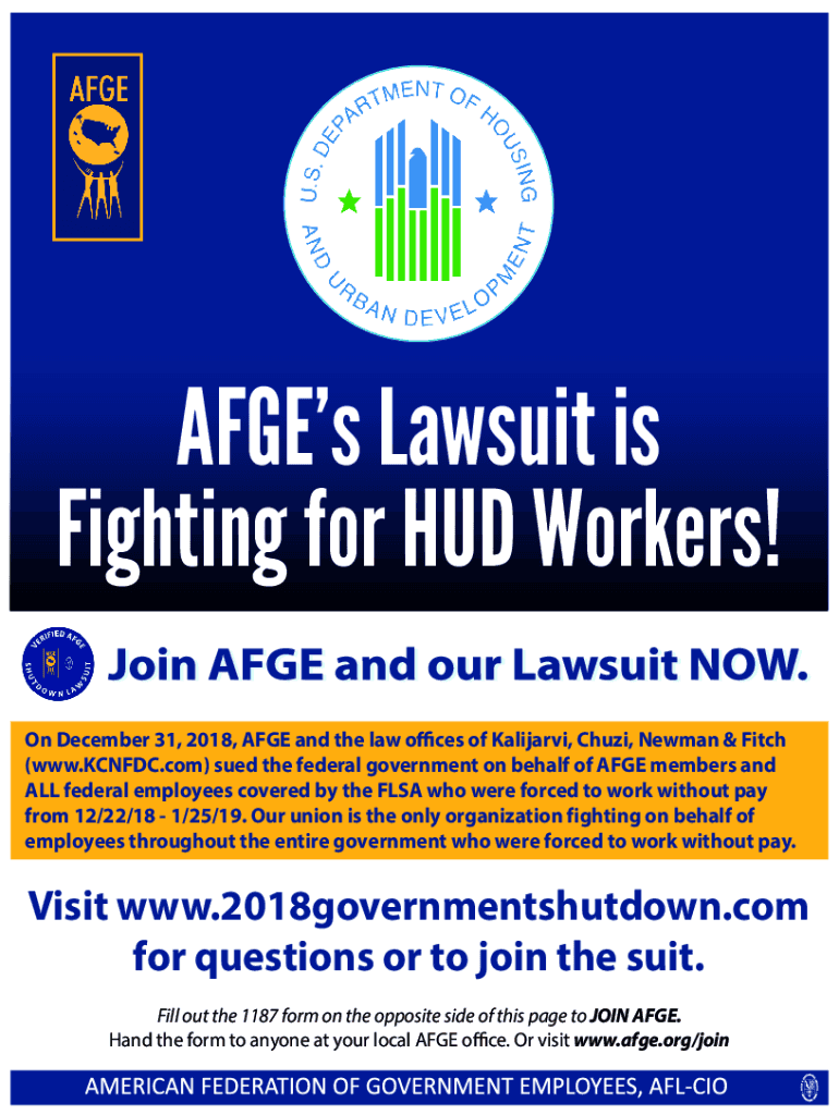 Fillable Online AFGE Council 222 v. U.S. Department of Housing and ...