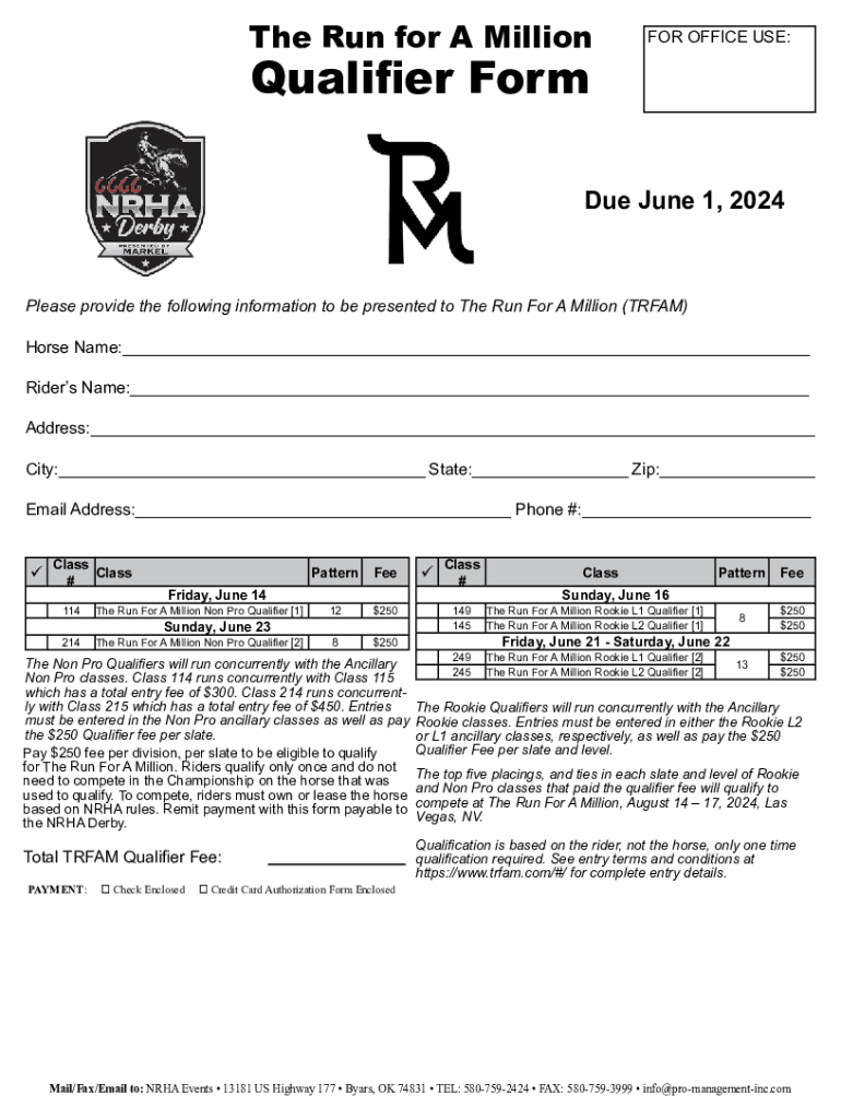 Fillable Online Qualifier Form Fax Email Print - pdfFiller