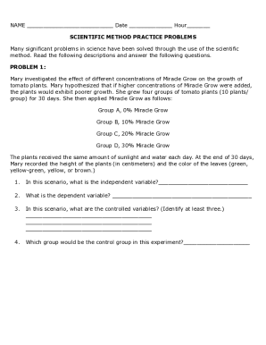 Fillable Online Scientific-method-practice-problems.pdf - NAME Date Fax ...