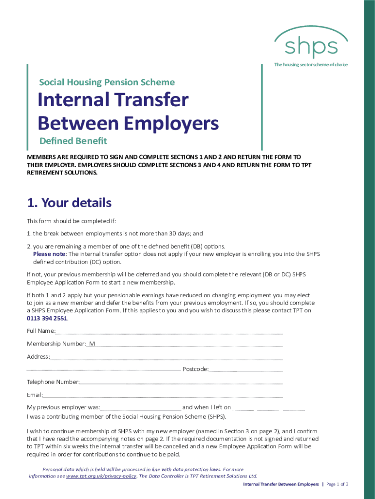 Fillable Online Termination of a Defined Benefit Pension Plan Fax Email ...