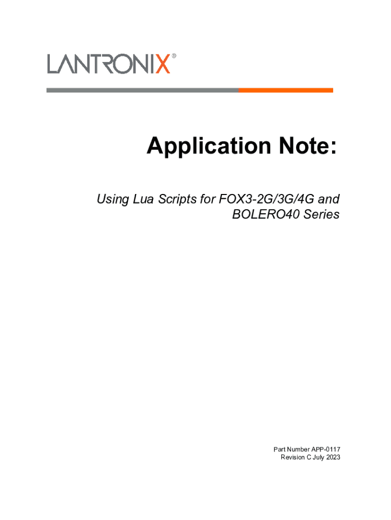 Fillable Online Lua Script Examples (T-Series Devices Only) Fax Email Print - pdfFiller