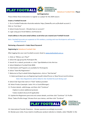 Fillable Online My account - Football Account Fax Email Print - pdfFiller