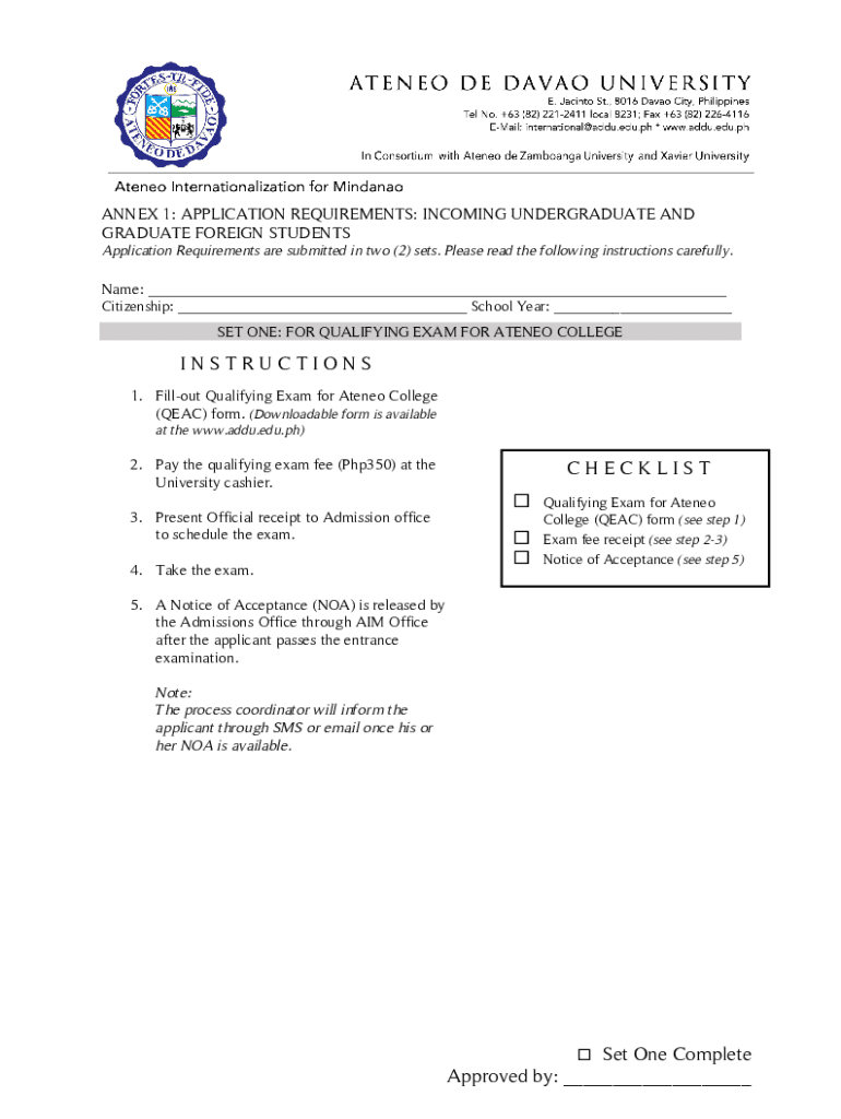 Fillable Online apppication for student visa and special study permit ...