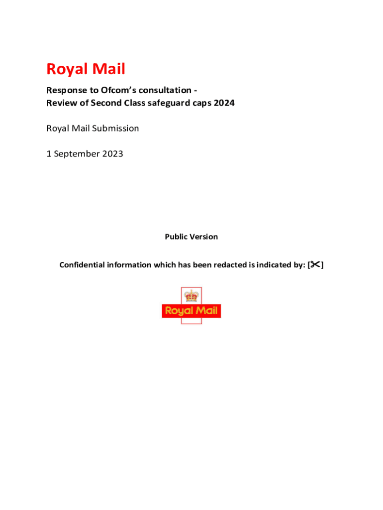 Fillable Online Royal Mail Response Form Fax Email Print - pdfFiller