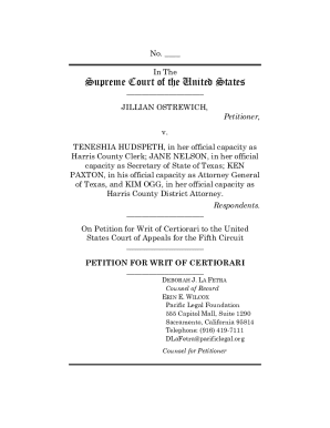 Fillable Online TENESHIA HUDSPETH, in her official capacity as Fax ...