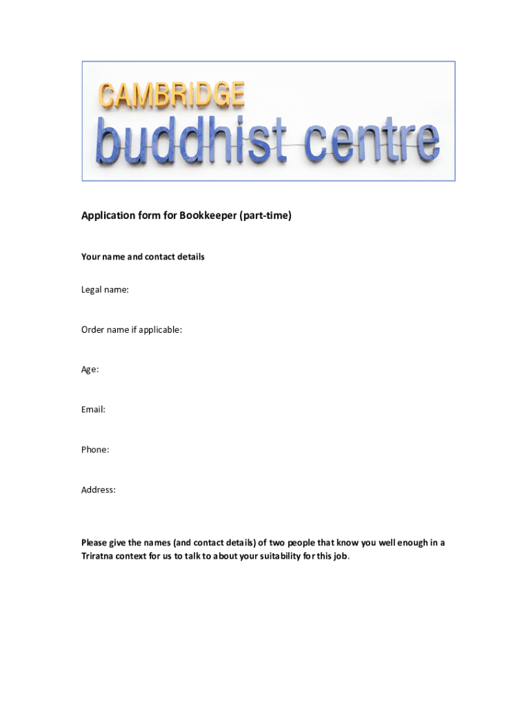 Fillable Online How to Write a Bookkeeper Cover Letter (With Template ...