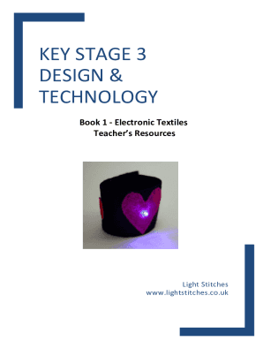 Fillable Online Textiles Technology for Key Stage 3 Course Guide ...